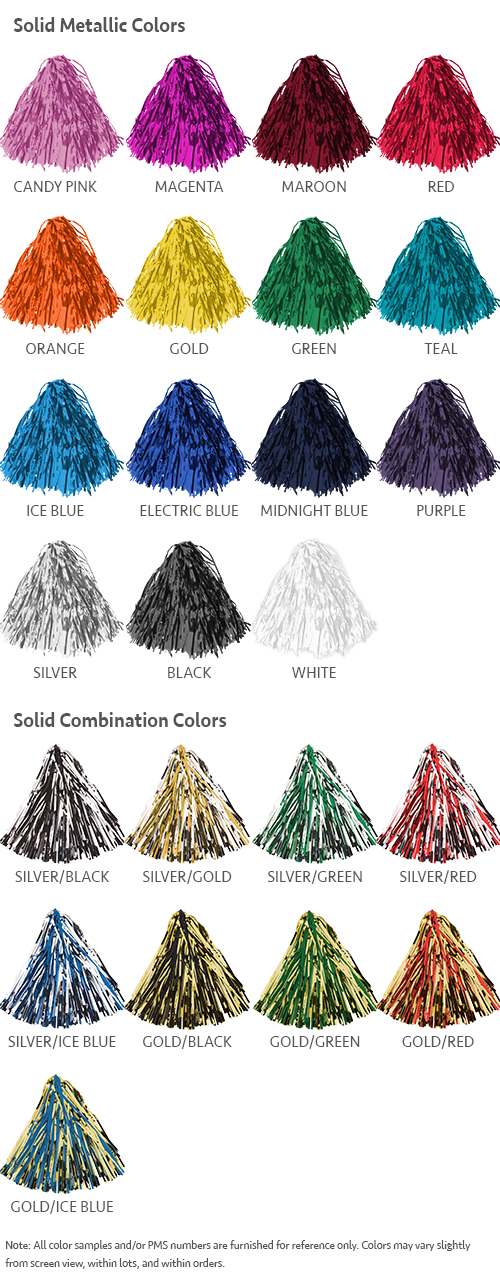 Contour Handle Unimprinted All-Metallic Pom - with Token - LarLu